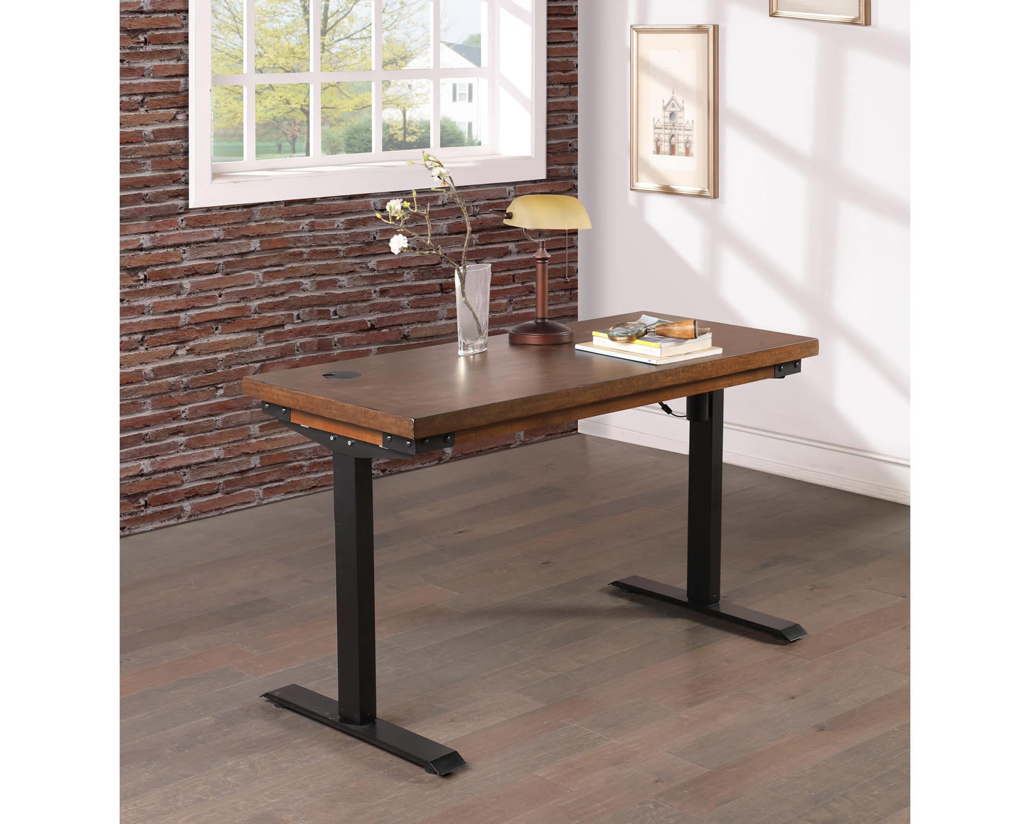 55″ W Electric Sit/Stand Desk – Martin Furniture
