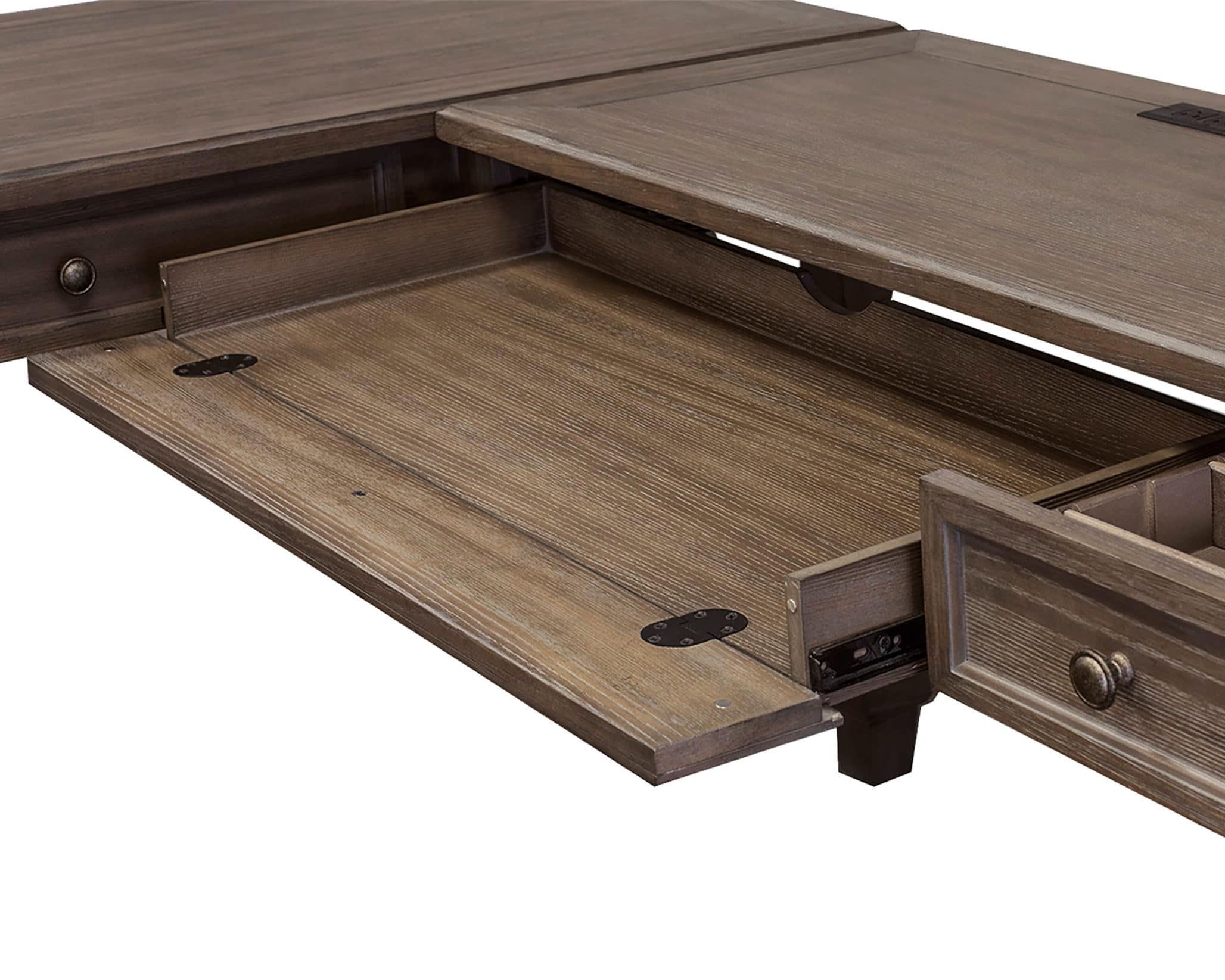 Open L-Shaped Desk – Martin Furniture