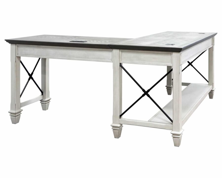 Open L-Shaped Desk – Martin Furniture