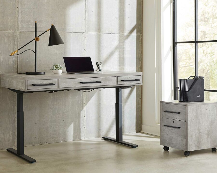 57″ W Adjustable Height Standing Desk – Martin Furniture