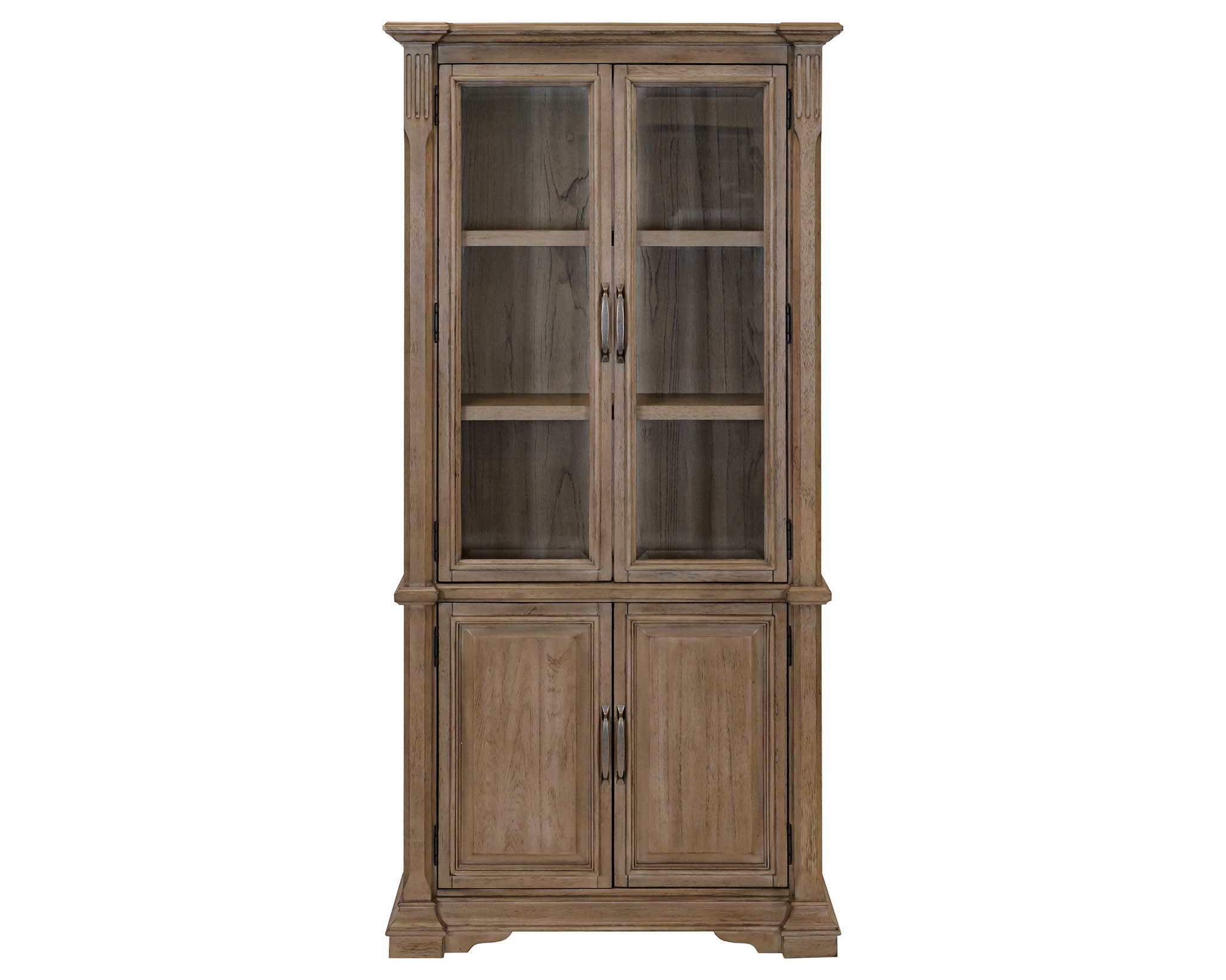 76″ H Glass Door Display Bookcase – Martin Furniture
