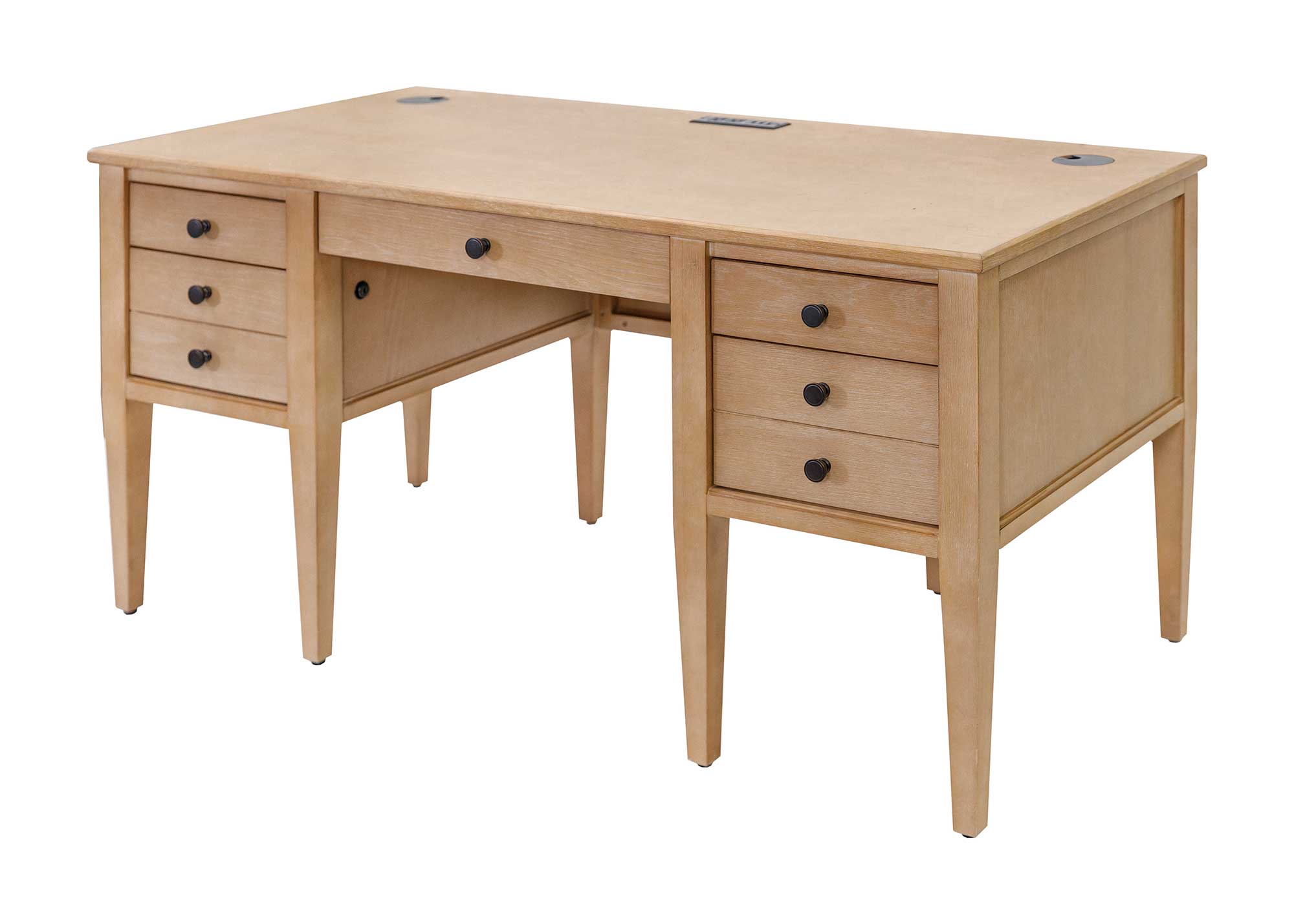 60″ W Half Pedestal Desk – Martin Furniture