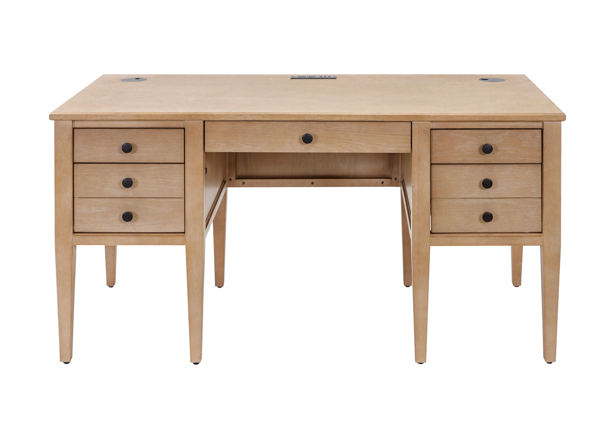 60″ W Half Pedestal Desk – Martin Furniture