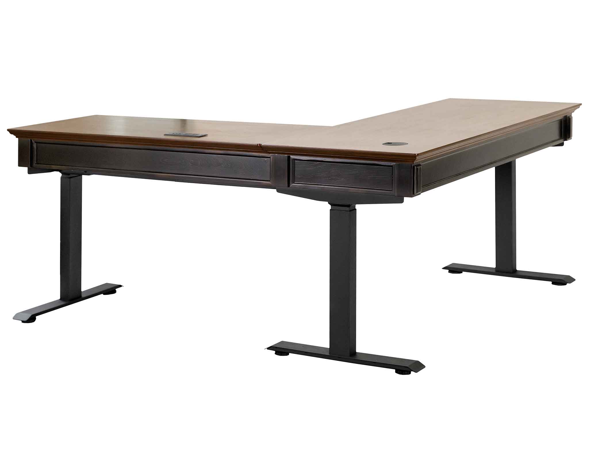 L-Shape Electric Sit/Stand Desk – Martin Furniture
