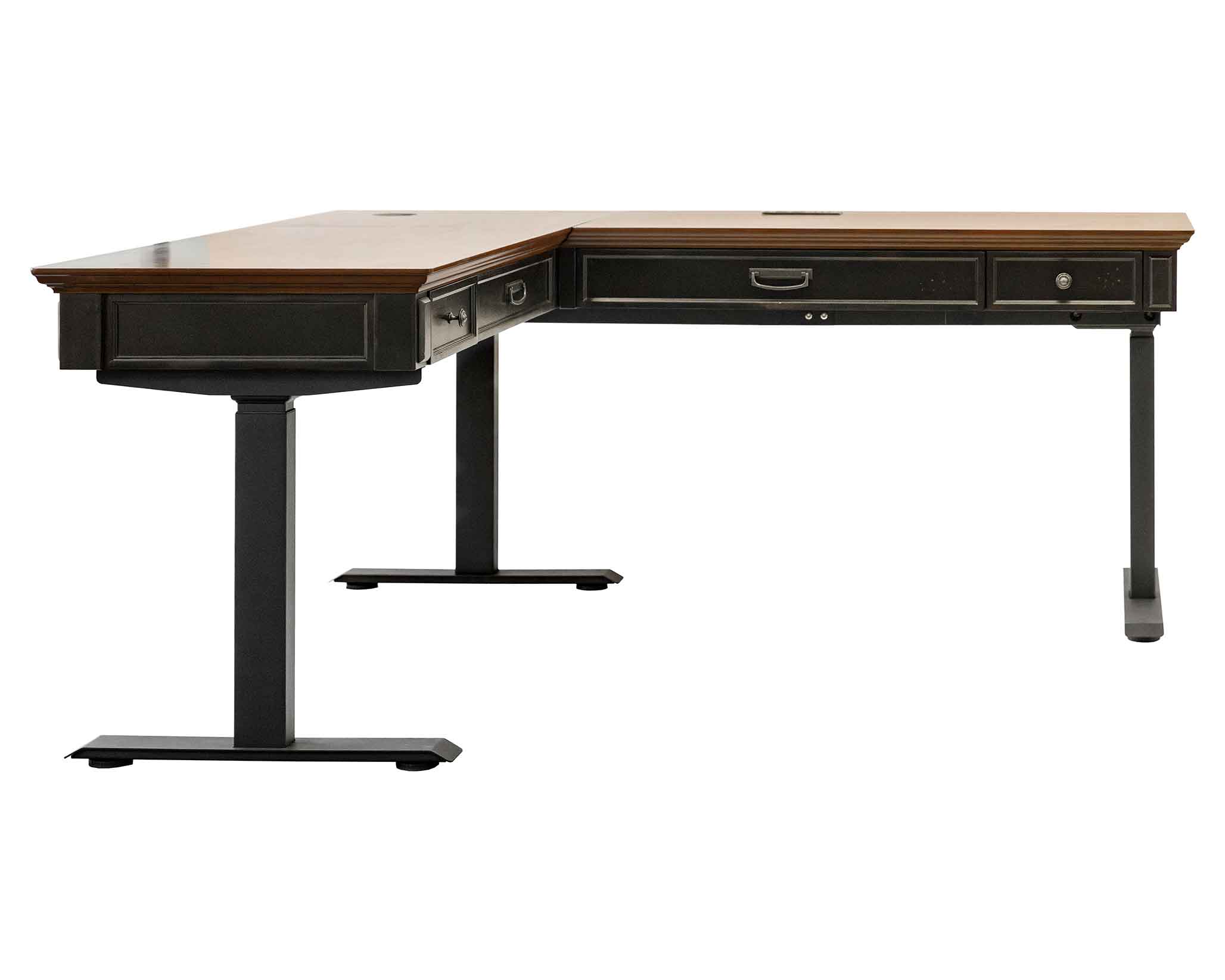 L-Shape Electric Sit/Stand Desk – Martin Furniture