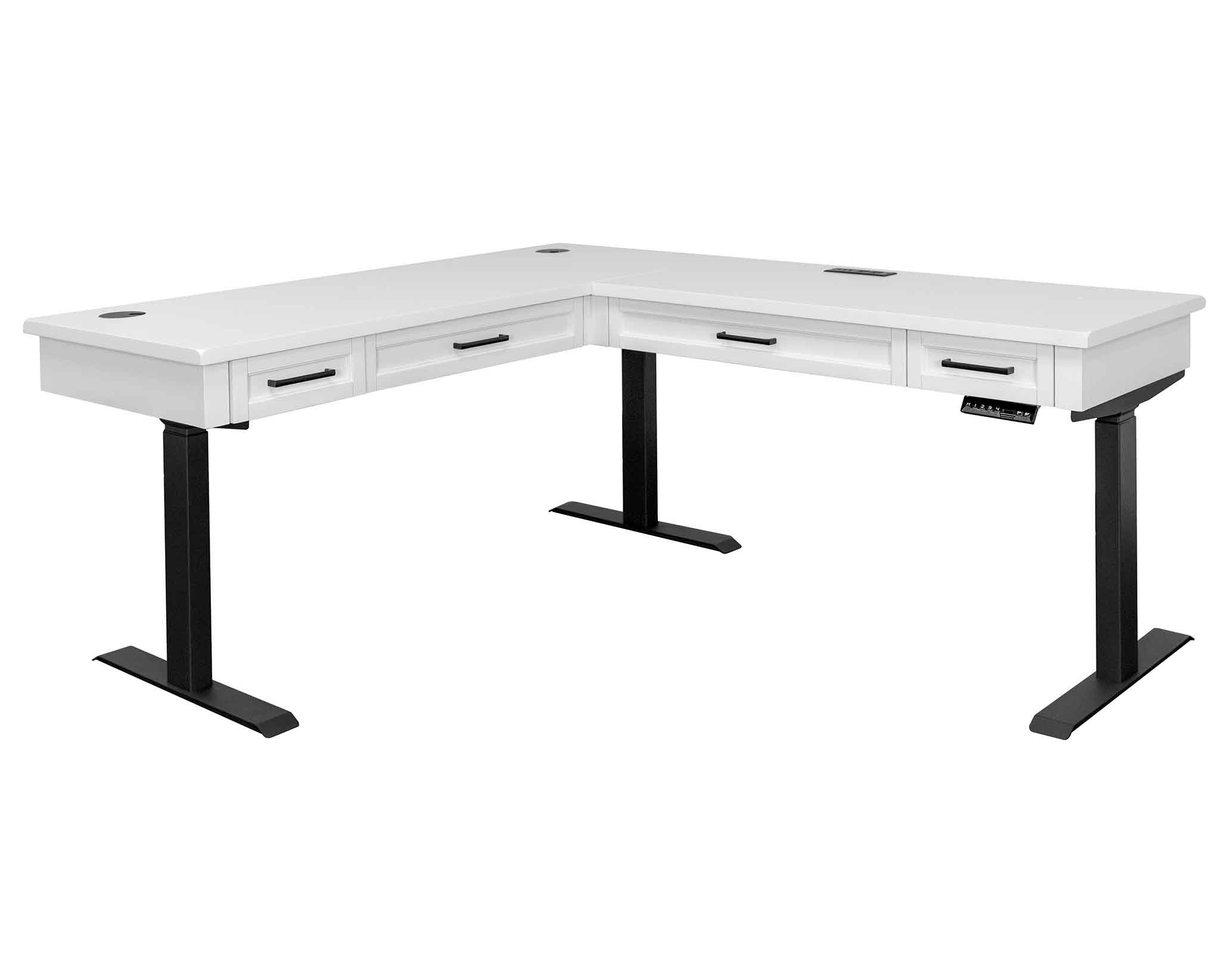 Electric Sit/Stand L-Shape Desk – Martin Furniture