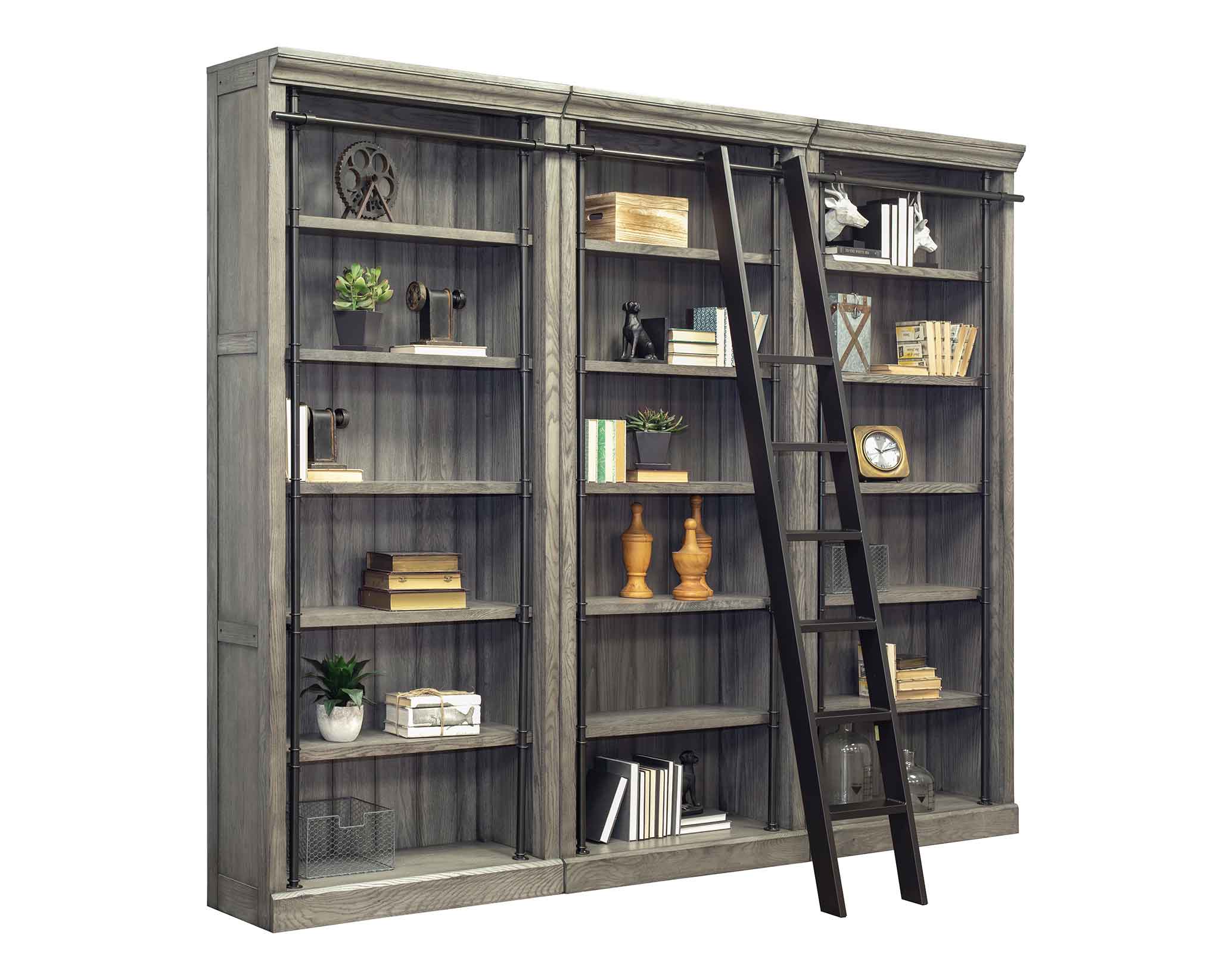 94” H Three Tall Bookcases – Martin Furniture