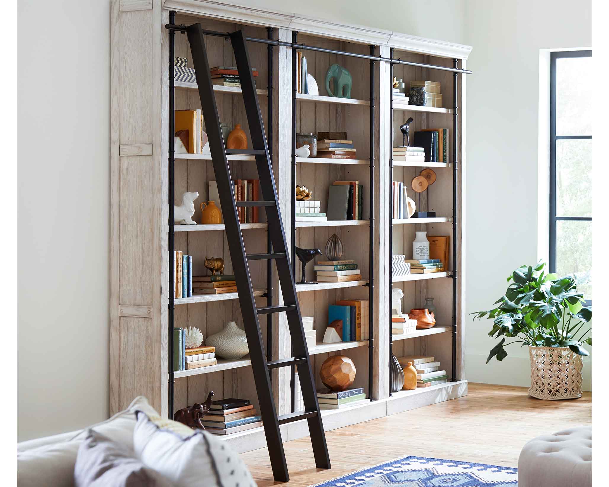94” H Three Tall Bookcases – Martin Furniture