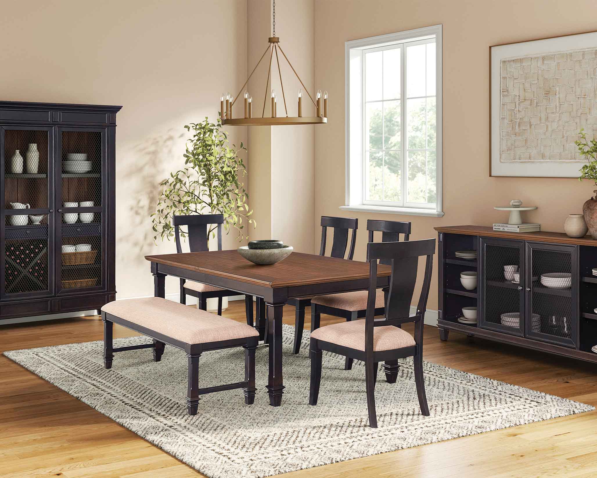 Rectangular Extension Dining Table – Martin Furniture