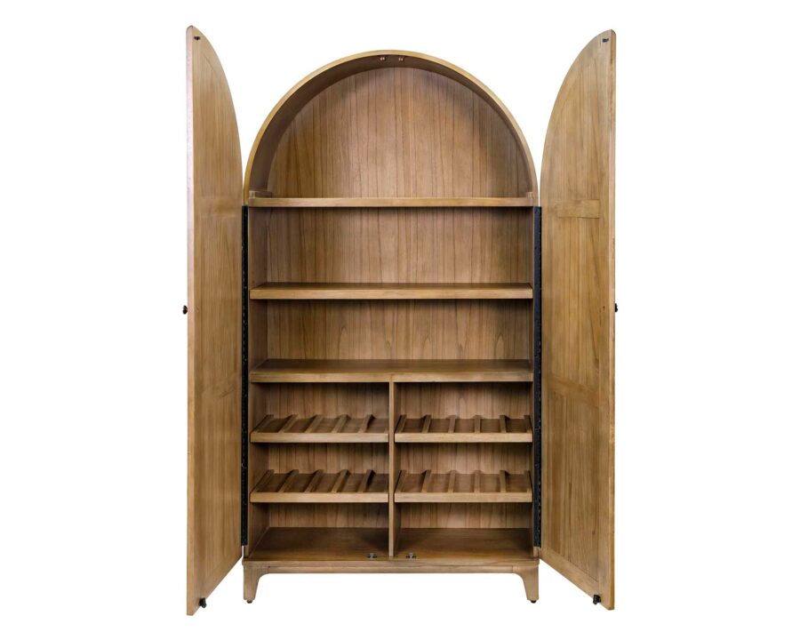 78″ H Arch Shaped Bar Cabinet – Martin Furniture