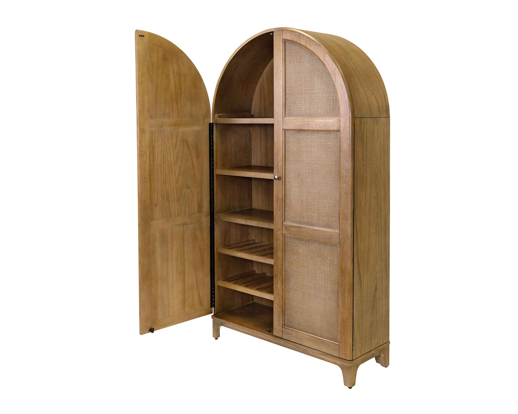 78″ H Arch Shaped Bar Cabinet – Martin Furniture