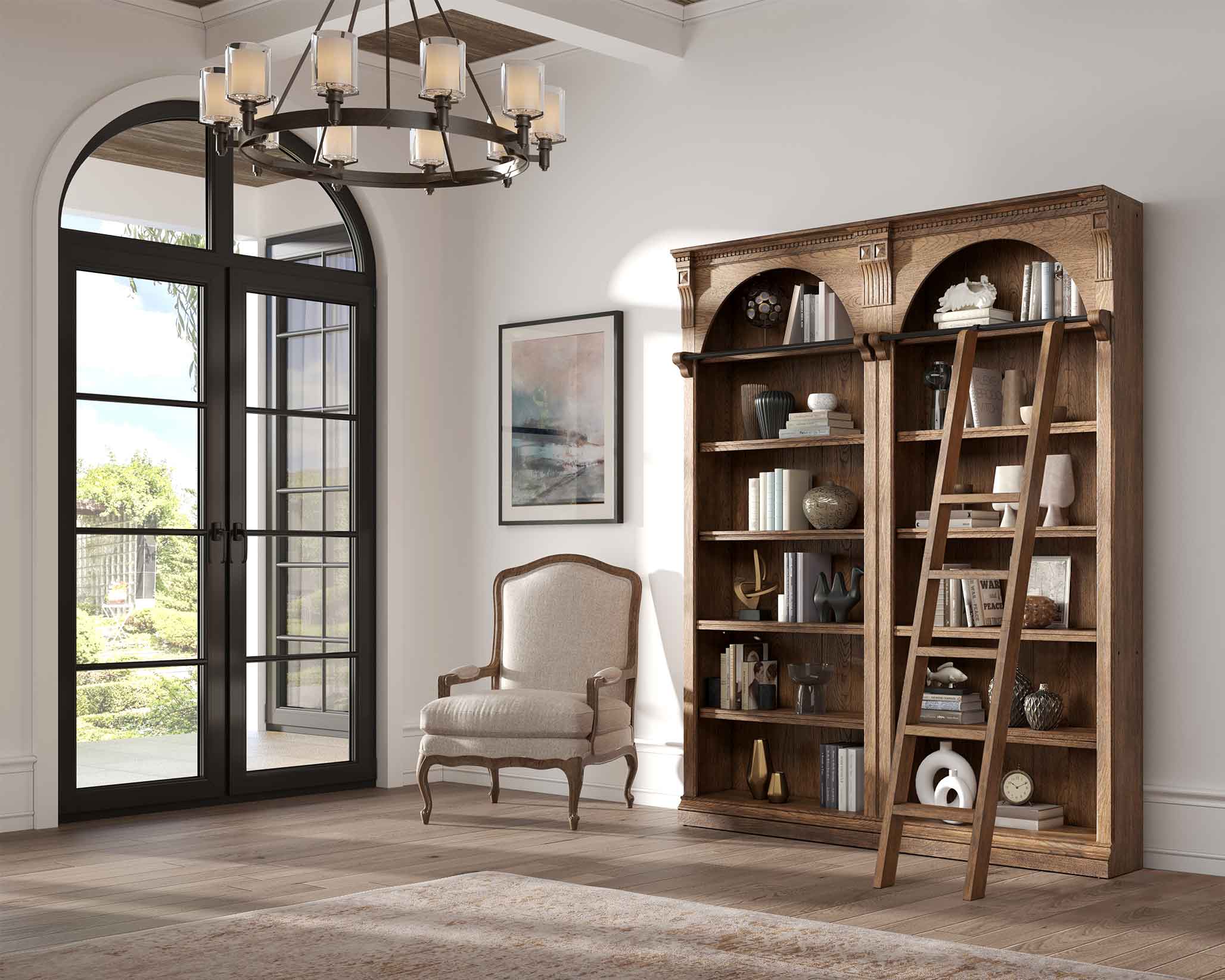 94″ H Two Tall Bookcases – Martin Furniture
