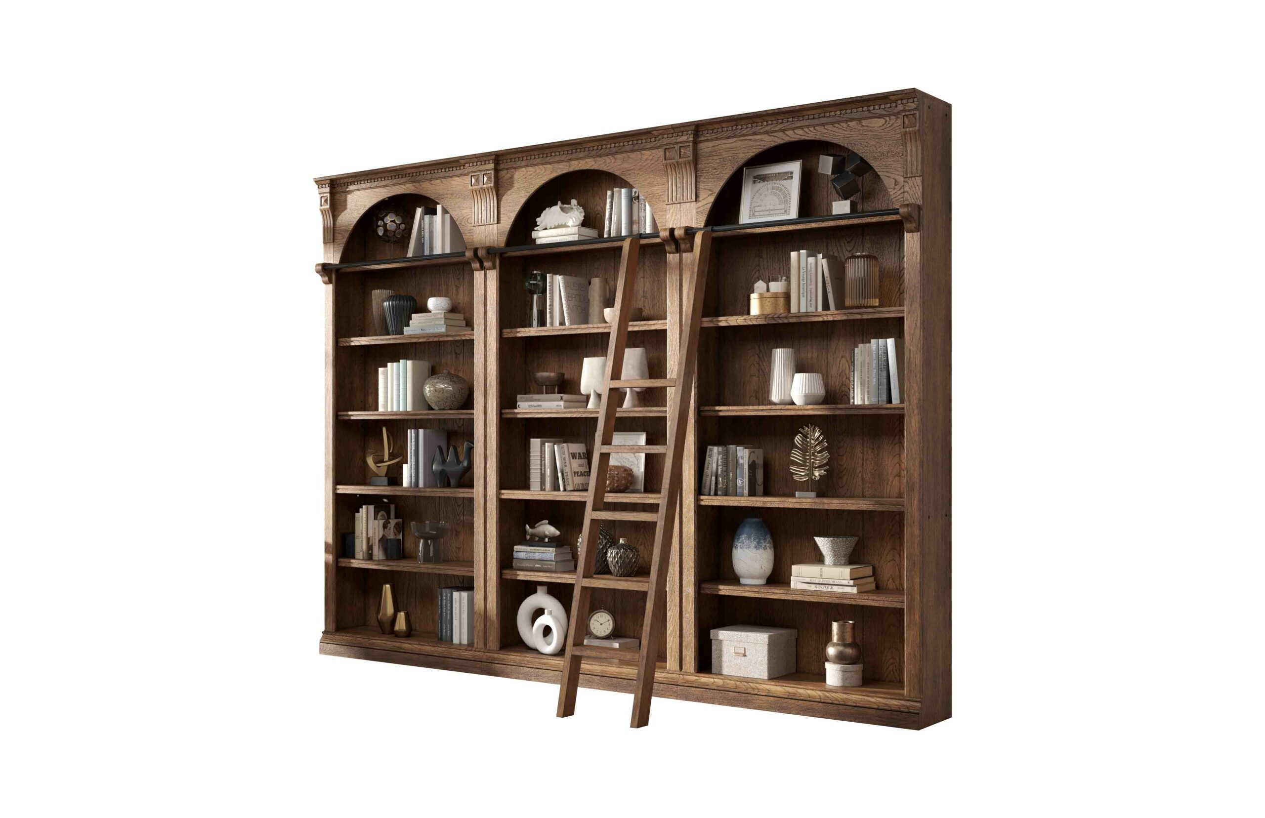 94″ H Three Tall Bookcases – Martin Furniture