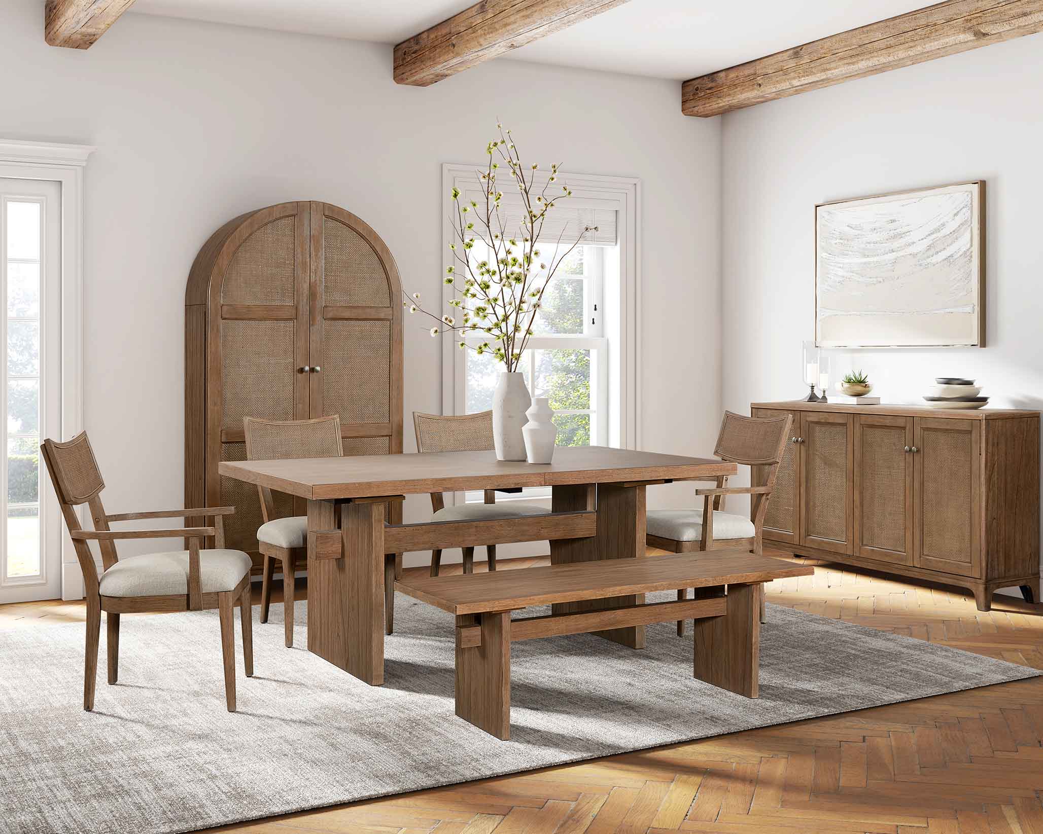 78″ H Arch Shaped Bar Cabinet – Martin Furniture