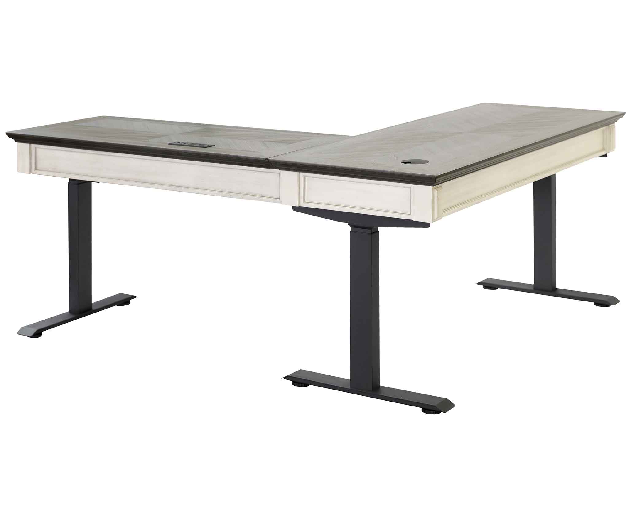 L-Shape Electric Sit/Stand Desk – Martin Furniture