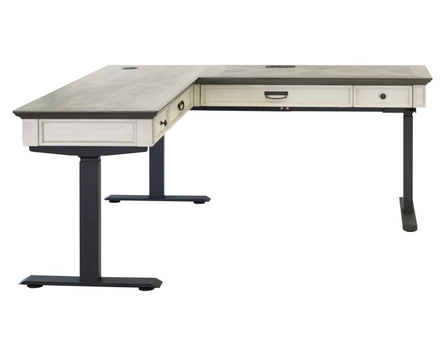 L-Shape Electric Sit/Stand Desk – Martin Furniture