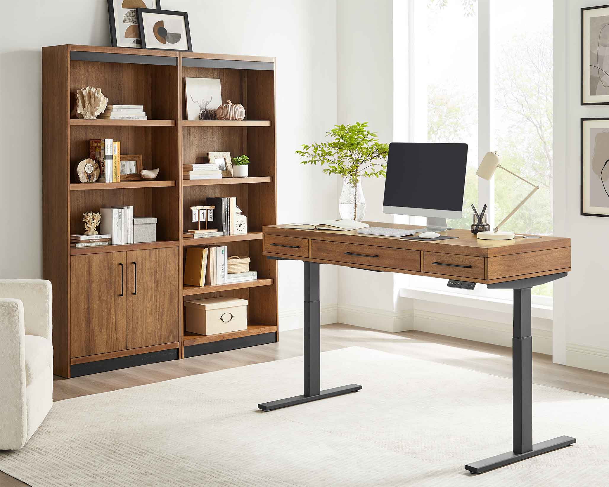60″ W Electric Sit/Stand Desk – Martin Furniture